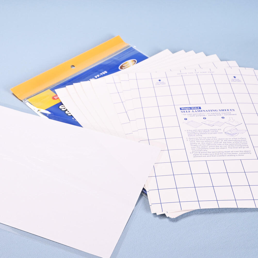Feuilles de plastification autocollantes simple face pour couper ...