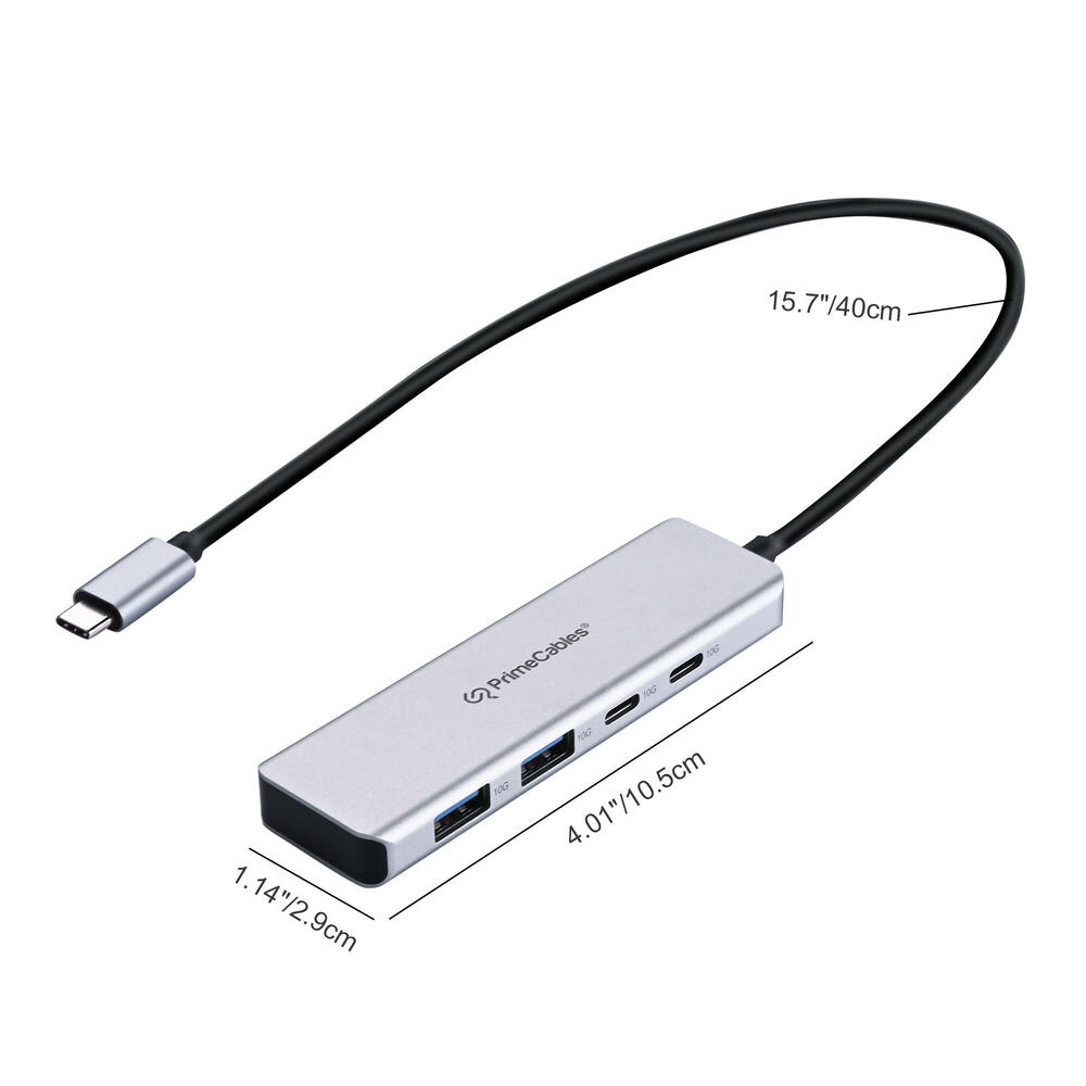 USB-C Hub 10Gbps 2 x USB-A+2 x USB-C USB3.2 Gen2, Fast Data ...