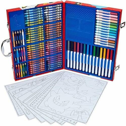 Crayola ® Pokémon Imagination Art Set (115 pièces), kit d'art pour enfants