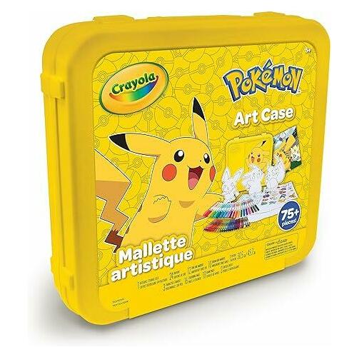 Crayola® Pokémon 75-Piece Art Case Set