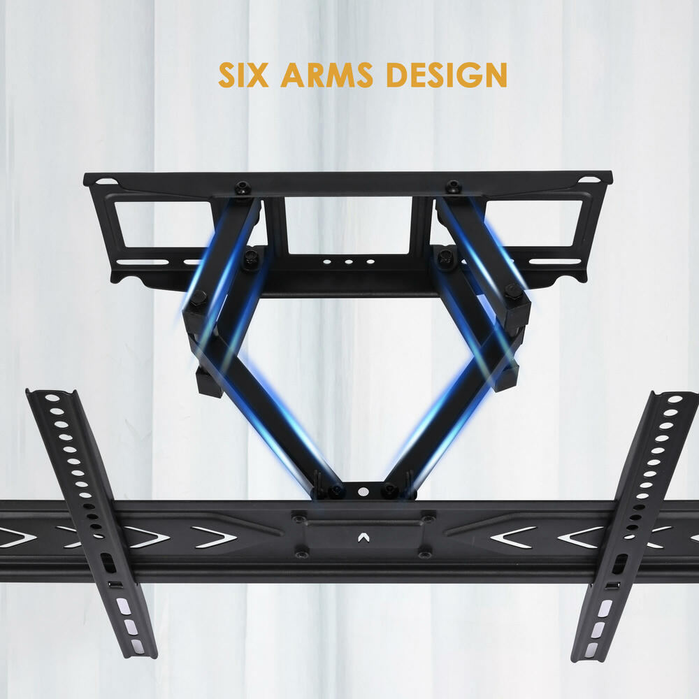 Full Motion Articulating TV Wall Mount for 37-70in TVs Holds up to ...
