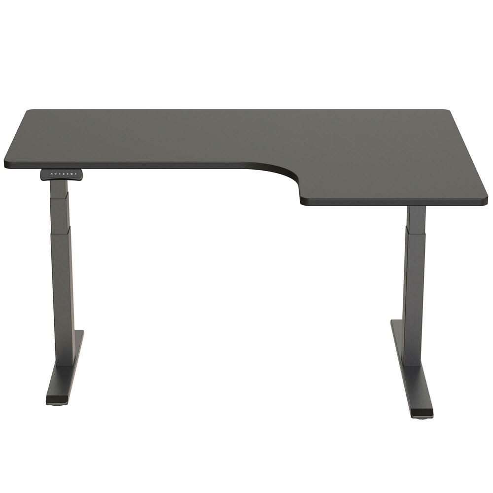 Dual-Leg Height Adjustable Electric Sit and Stand Frame for L Shape ...