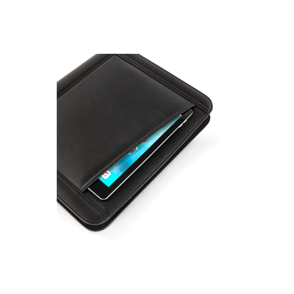 Bugatti® Étui d'écriture tech, (L) 10,5" x (H) 13" x (P) 1",Noir