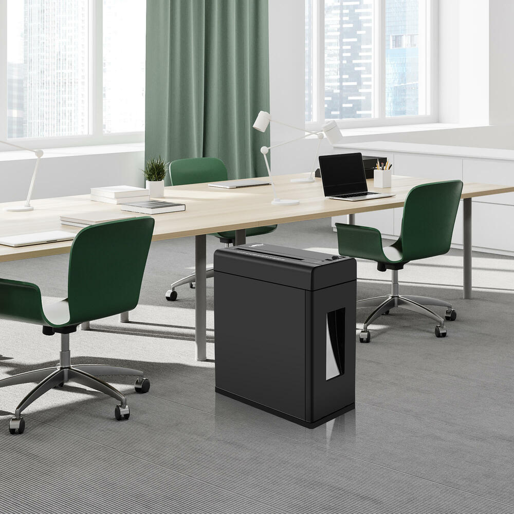 Déchiqueteuse Moustache 6 feuilles haute sécurité à micro-coupe