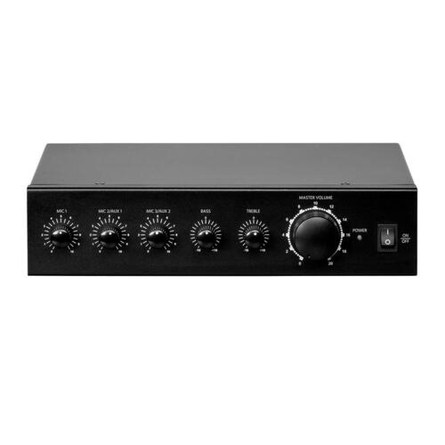 Commercial Audio 60W 3ch 100/70V Mixer Amp