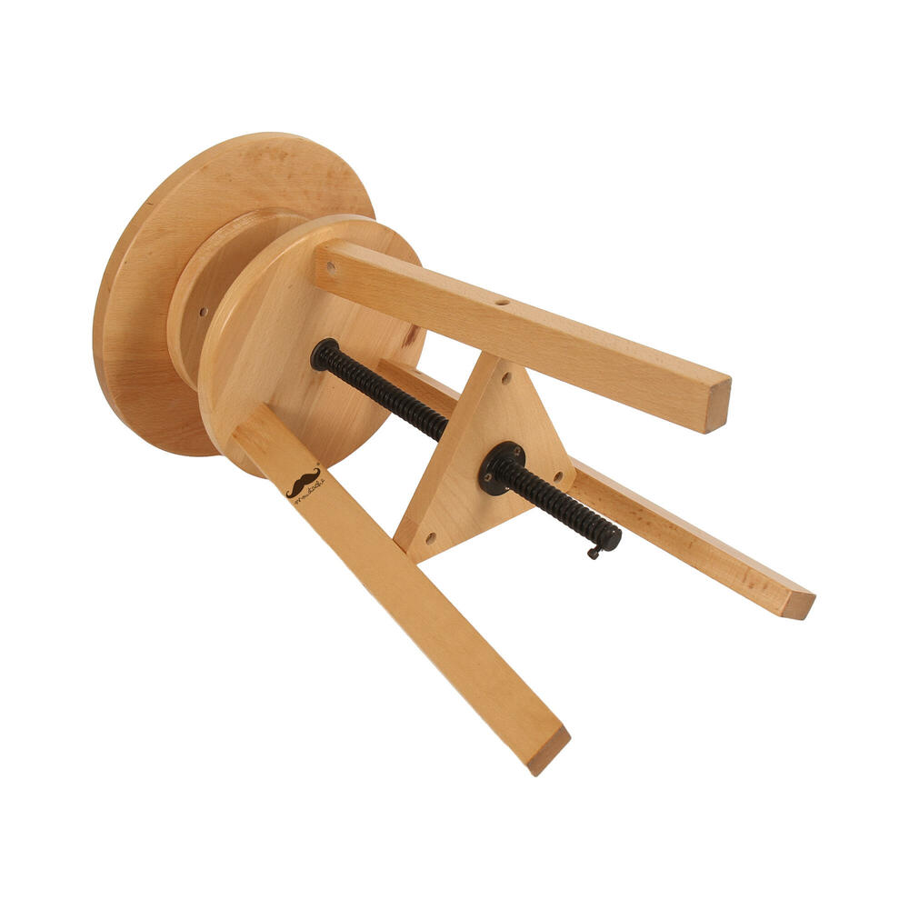 Wooden Drafting Stool with Adjustable Height