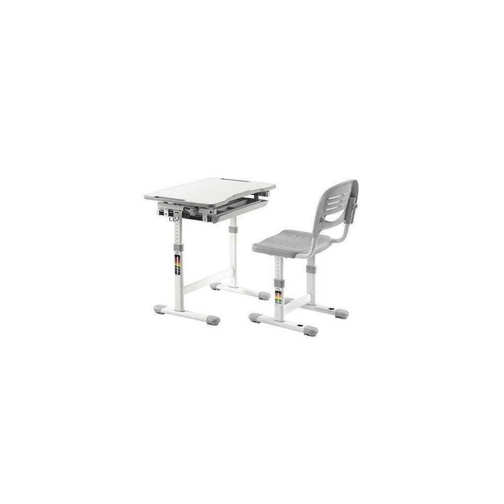 Children's Ergonomic Height Adjustable Classroom Desk & Chair Set - OpenBox