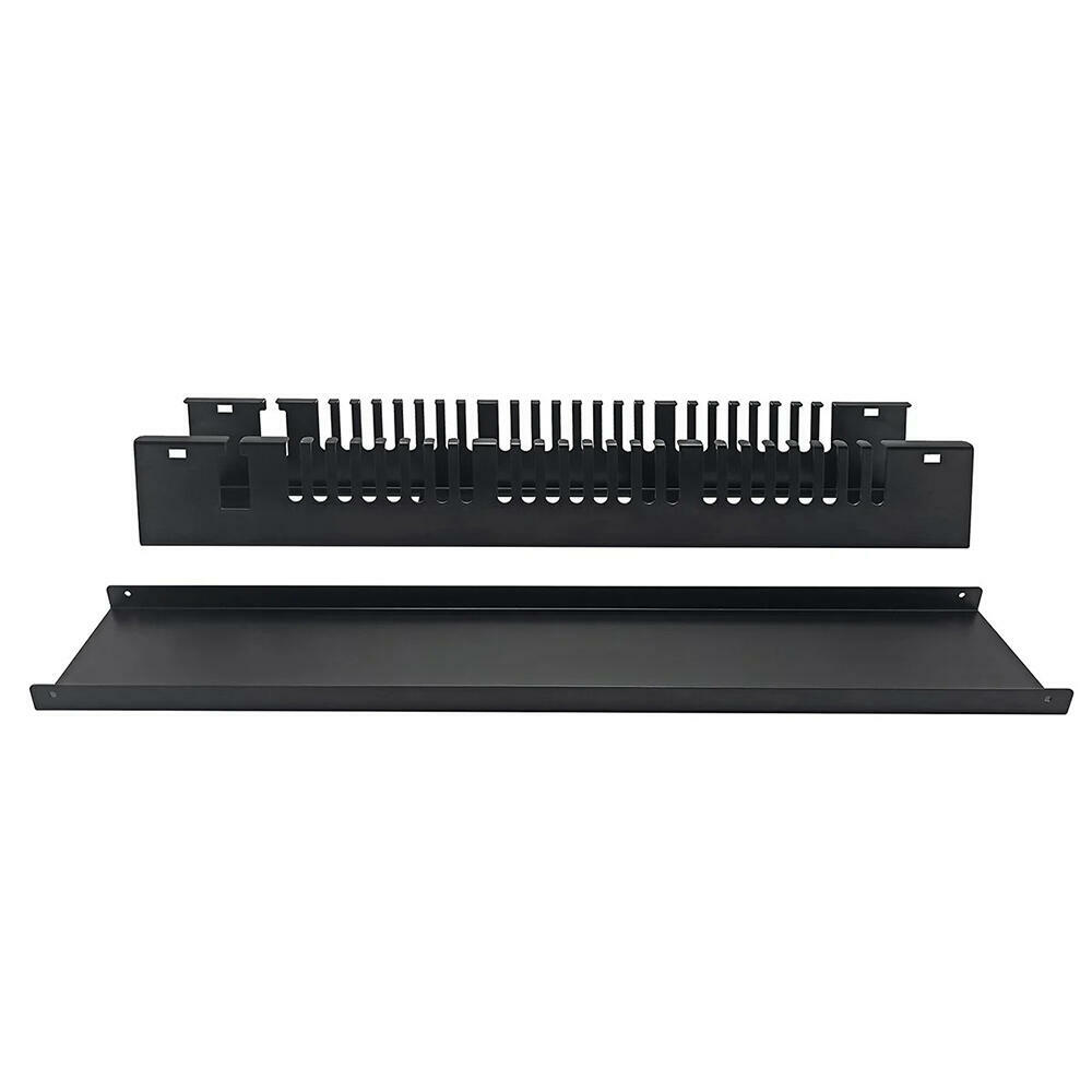 2U 19in Metal Rackmount Cable Management Panel - Monoprice®