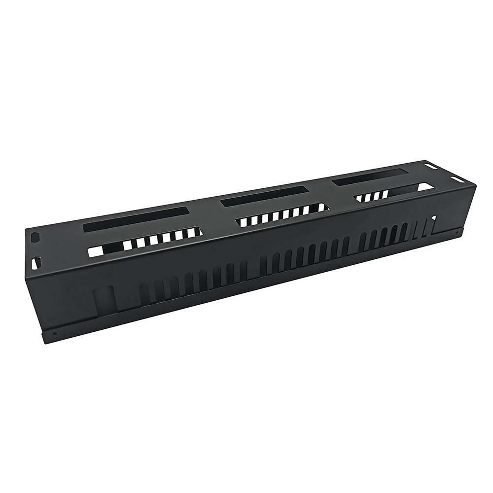 2U 19in Metal Rackmount Cable Management Panel - Monoprice®