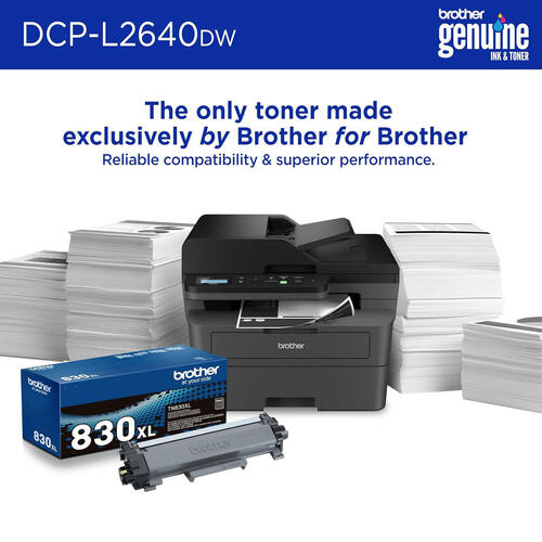 Brother DCP-L2640DW Wireless Compact Monochrome Multi-Function Laser ...