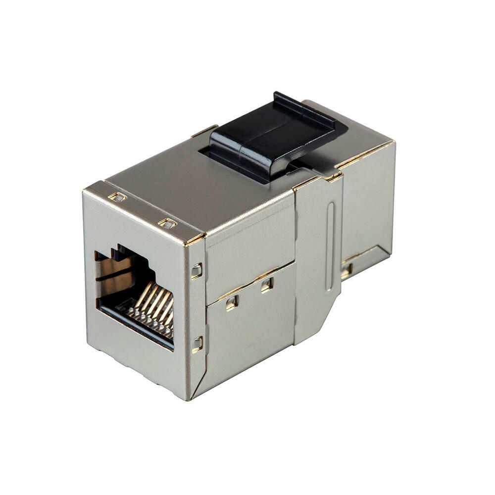 Cat6A 10G Shielded RJ45 Inline Coupler Type Feedthrough Keystone Jack ...