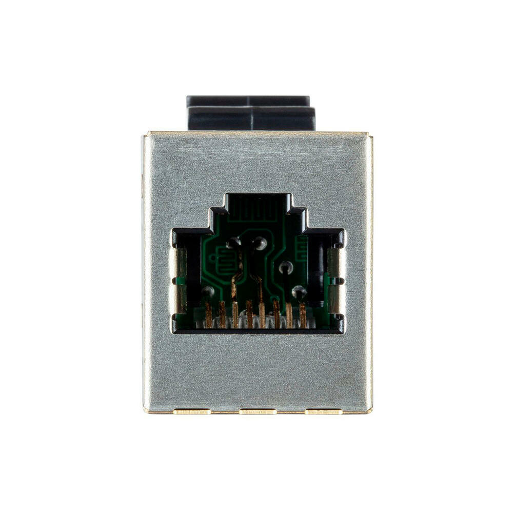 Cat6A 10G Shielded RJ45 Inline Coupler Type Feedthrough Keystone Jack ...