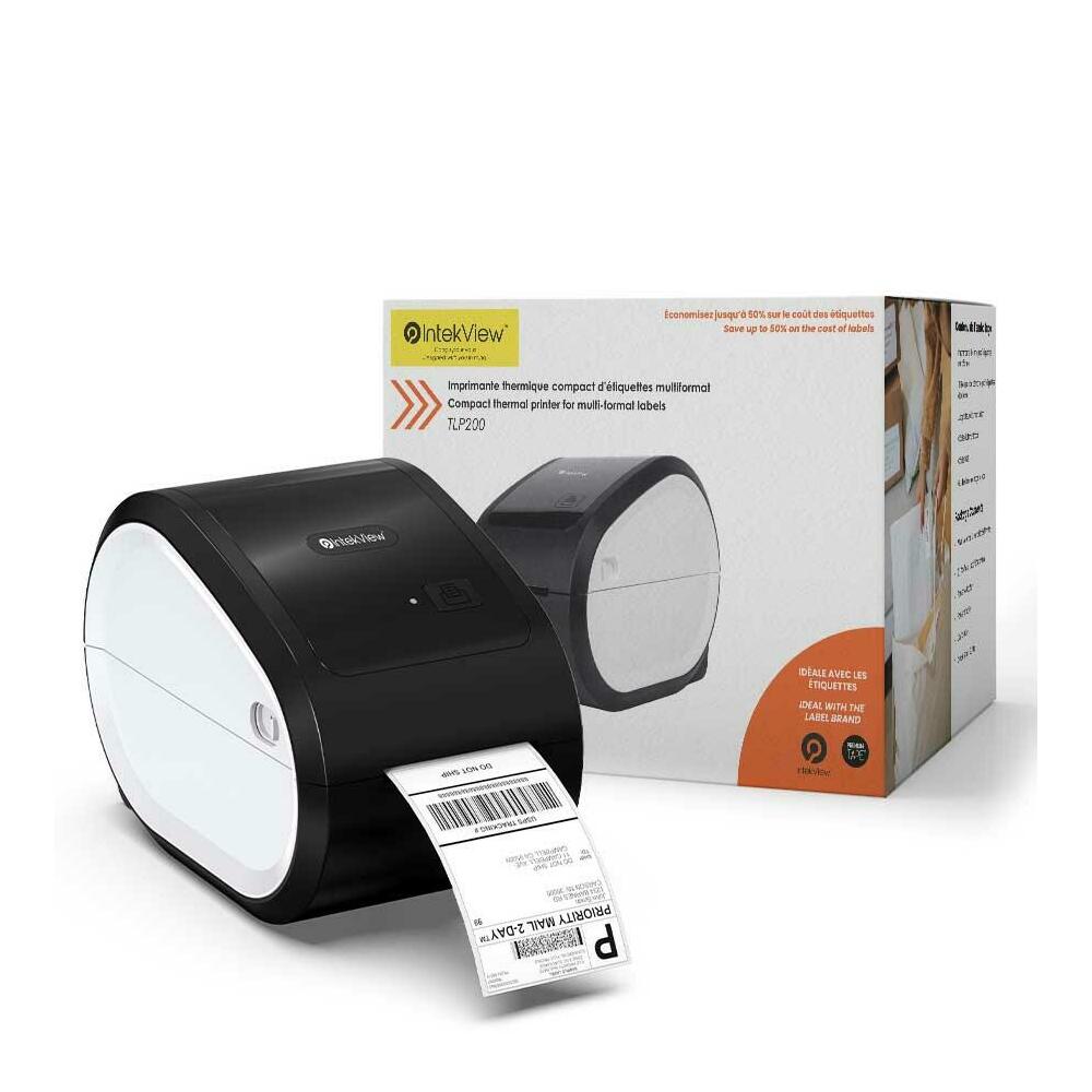 IntekView TLP200 Multi-Format Thermal Compact Label Printer with ...