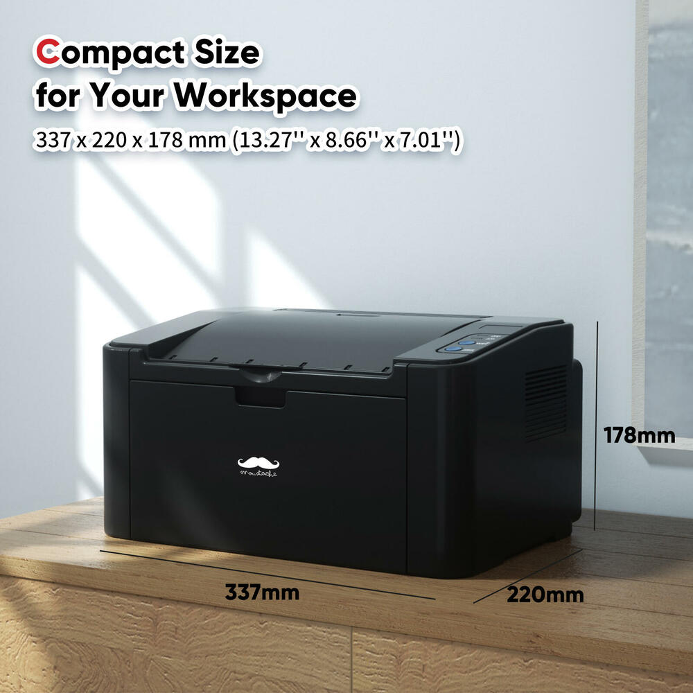 Moustache MOS-OP221W Wireless Monochrome Laser Printer