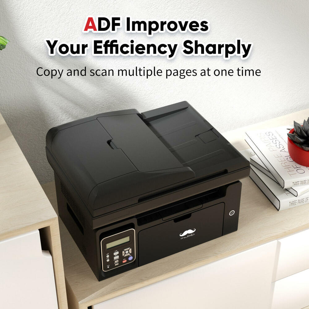 Moustache Wireless All-in-One Laser Printer - Print, Copy, Scan