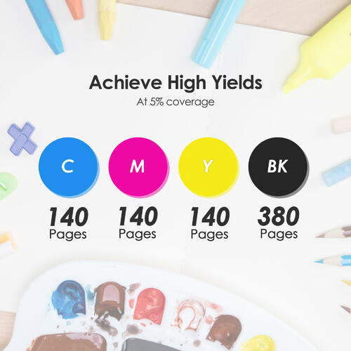 Epson T232 Standard Yield Ink Cartridge - 4 Packs - Compatible