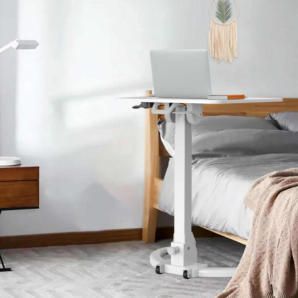 Height Adjustable Mobile Sit Stand Desk for Laptop - PrimeCables