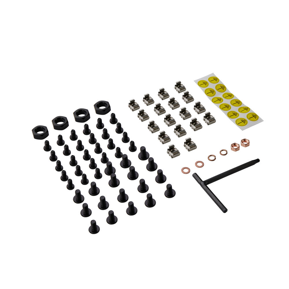 12U Server Rack Cabinet with PDU and Glass Lock Door