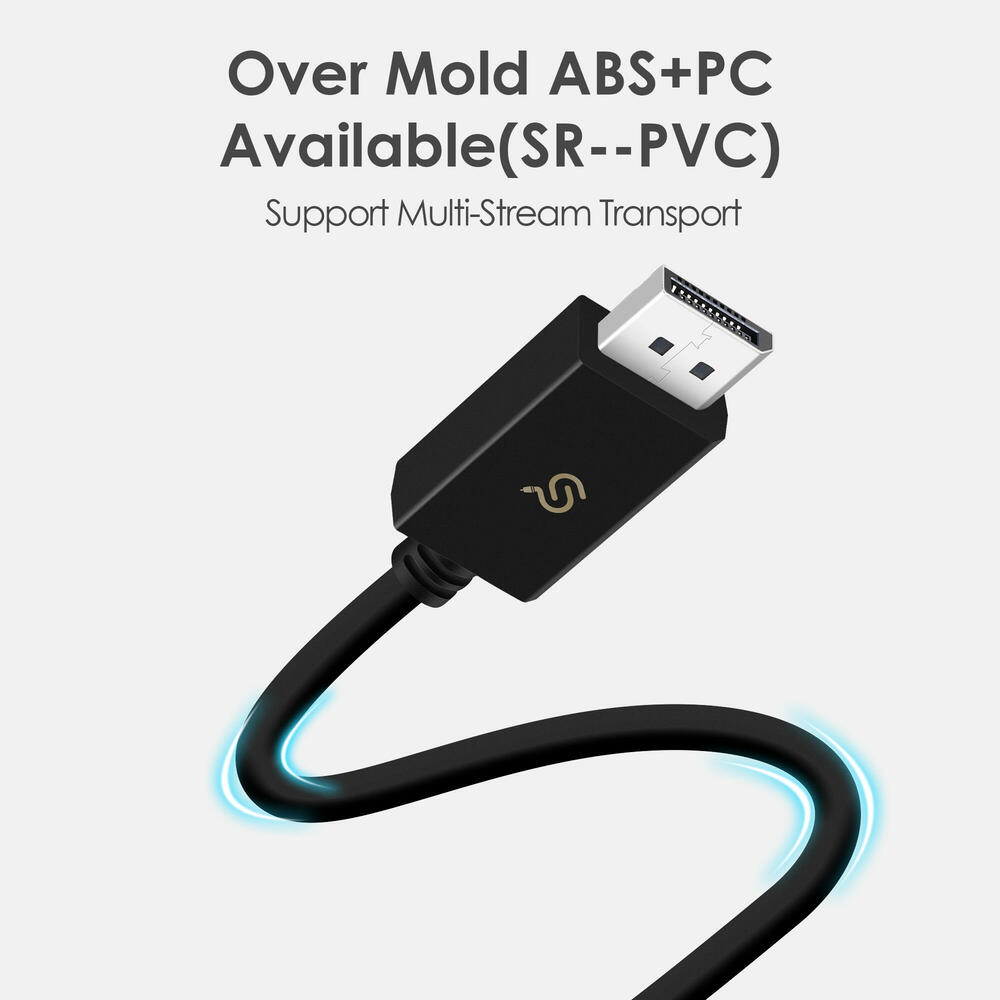 16K DisplayPort 2.1 Cable, 4K@240Hz, 8K@120Hz, 16K@60Hz, 80Gbps HDR ...
