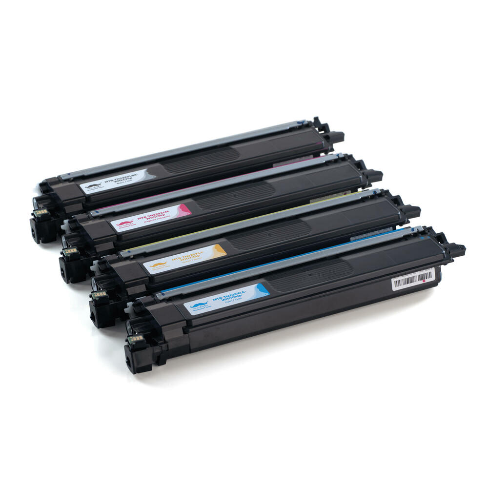 Brother TN229XL Toner Cartridge Combo:BK/C/M/Y - Moustache