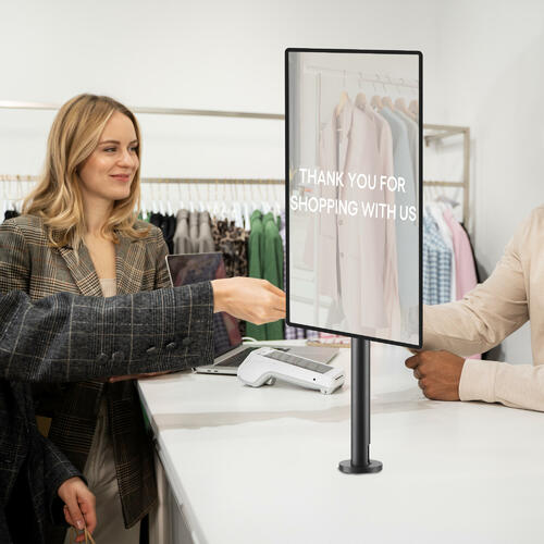 Point of Sale (POS) Height Adjustable Monitor Mount