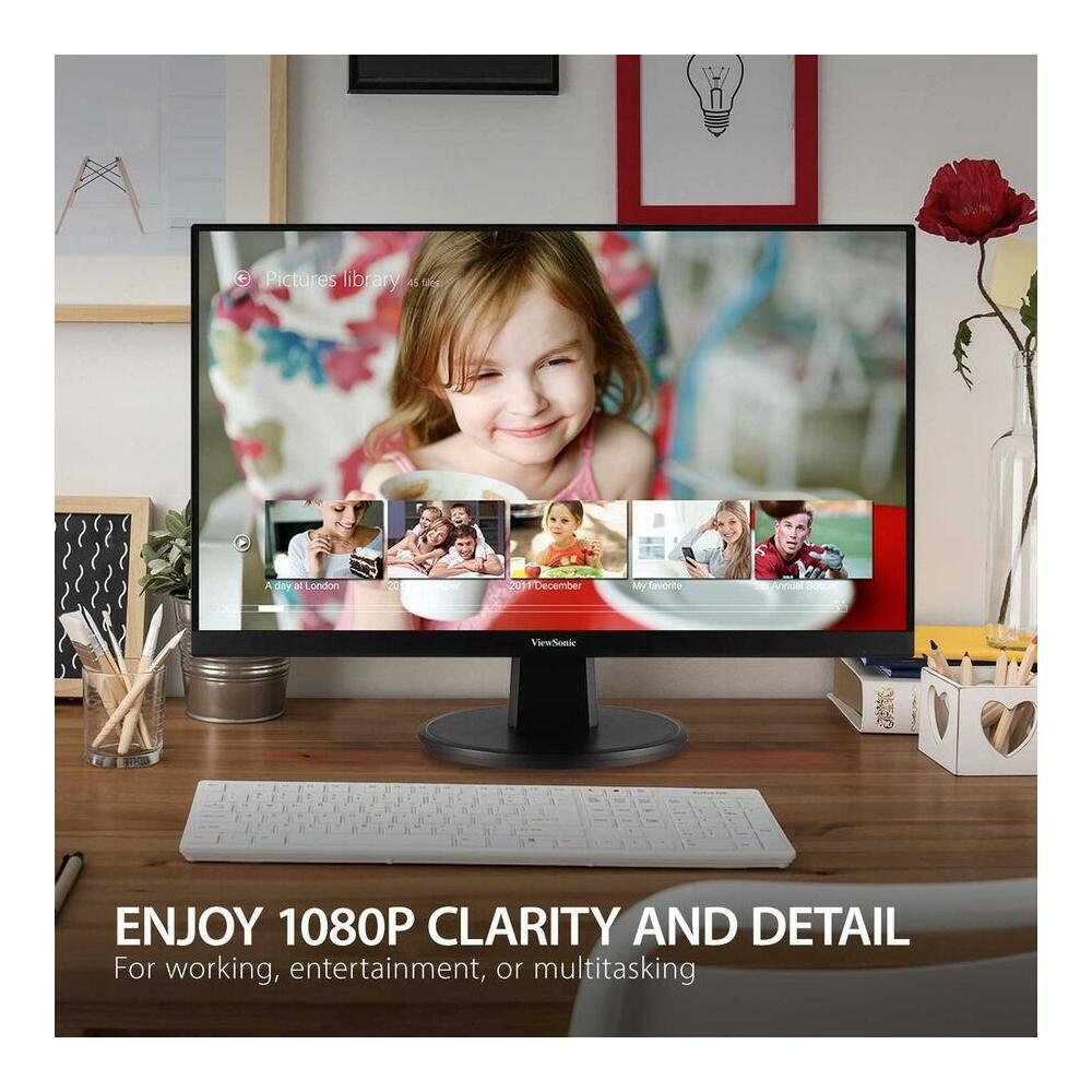 Viewsonic 27" Display, MVA Panel, 1920 x 1080 Resolution