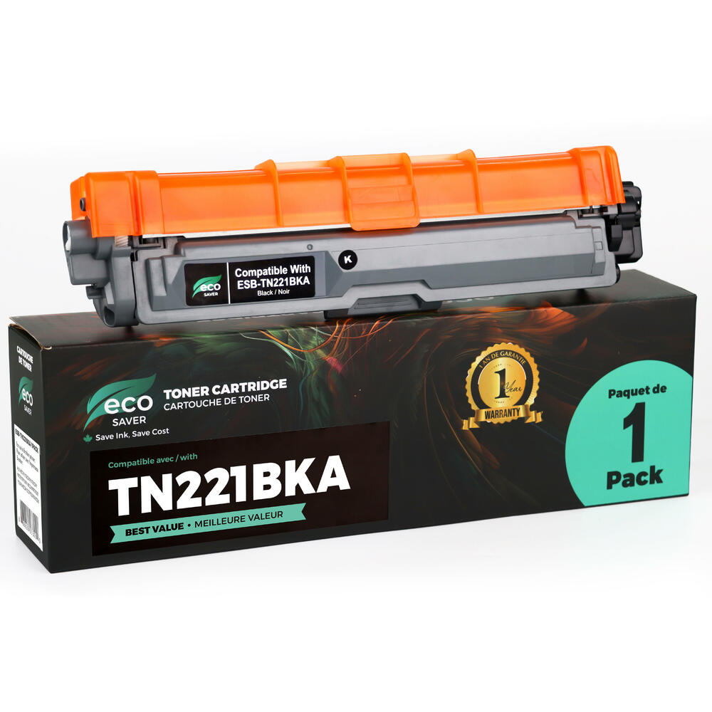 Brother TN221 TN225 Compatible Toner Cartridge Combo - BK/C/M/Y
