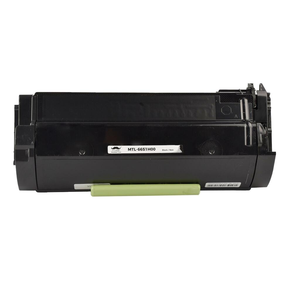 Lexmark 66S1H00 Remanufactured Black Toner Cartridge | Moustache®