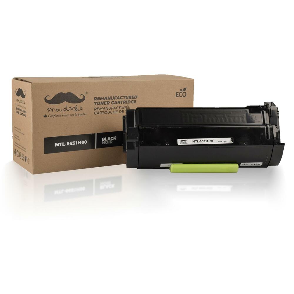 Lexmark 66S1H00 Remanufactured Black Toner Cartridge | Moustache®