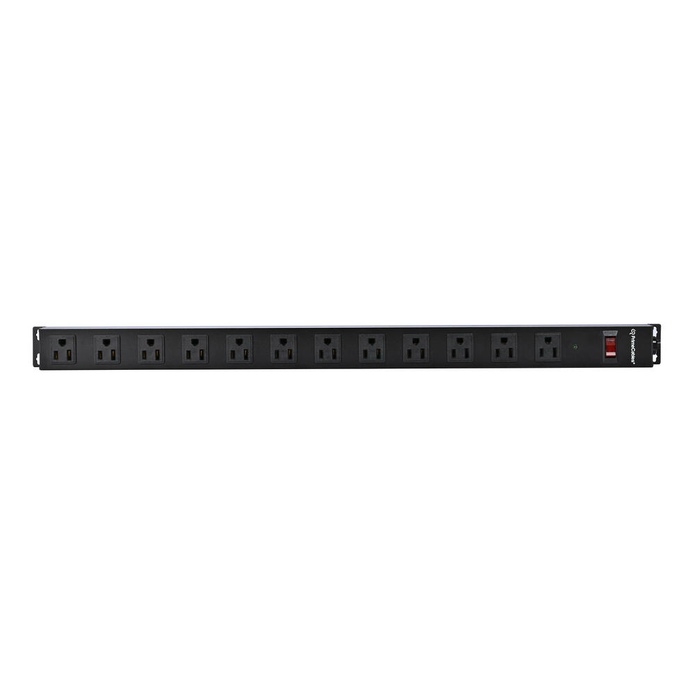 Heavy Duty 12-Outlet Power Strip with 10ft Cord, Wall Mount, 1200J ...