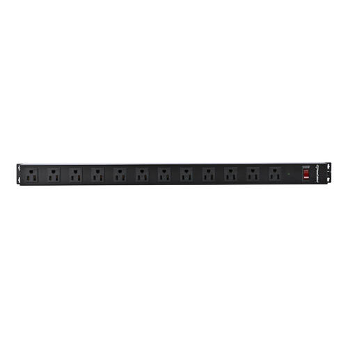 Heavy Duty 12-Outlet Power Strip with 10ft Cord, Wall Mount, 1200J ...