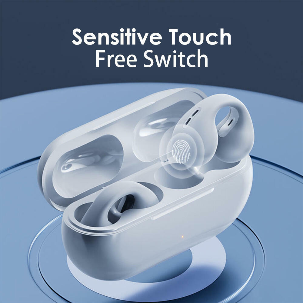 Ear-Clip Wireless Earbuds Bluetooth 5.3 Headphones for Android iPhone ...