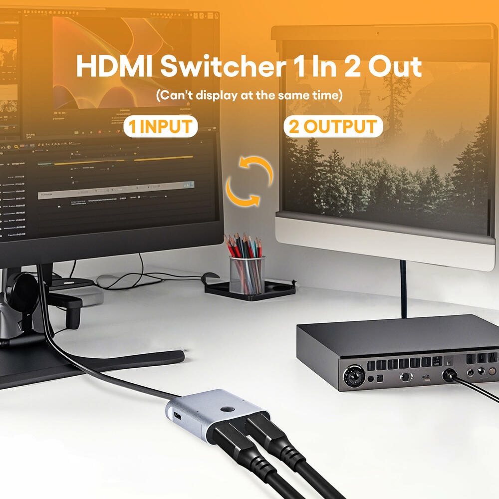 2 in 1 Bi-Directional HDMI Switch 8K@60Hz HDMI Switcher with USB C ...