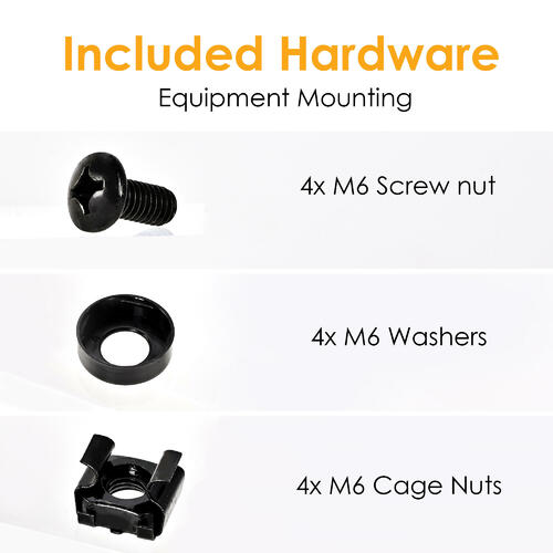 Universal Vented 1U Server Rack Shelf for 19" Network Equipment Rack ...