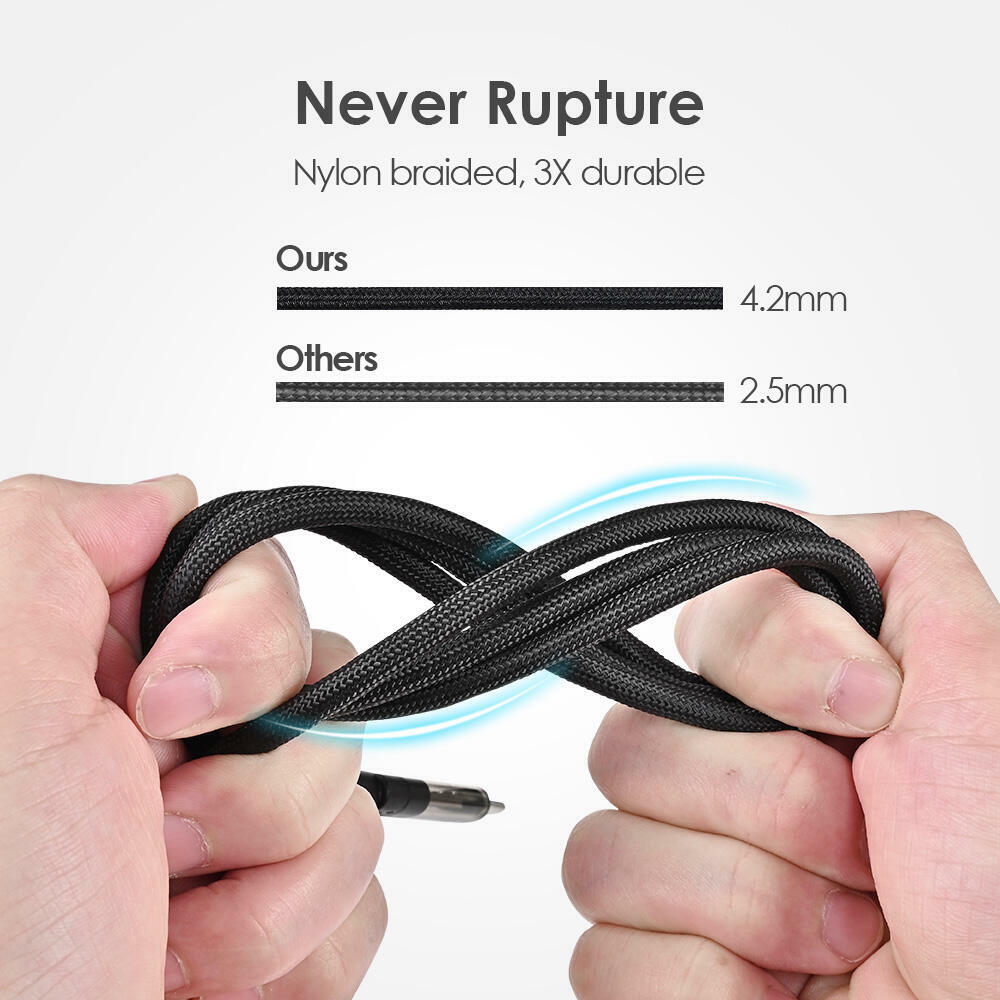 3ft USB4 USB-C to USB-C Cable - 240W, 40Gbps, 8K