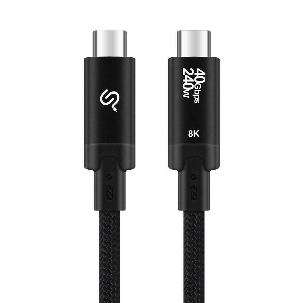 3ft USB4 USB-C to USB-C Cable - 240W, 40Gbps, 8K