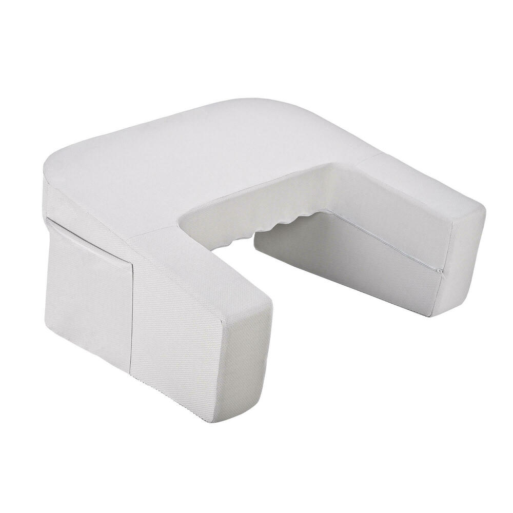 Large Arm Rest Pillow laptop Desk for Bed Memory Foam Reading Pillow ...