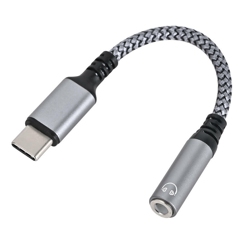 USB-C to 3.5mm Audio Adapter Cable – 4-Pole Male to Female - PrimeCables®