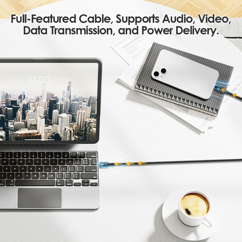 USB4 Gen3 Type-C Cable – 240W Fast Charge – PrimeCables