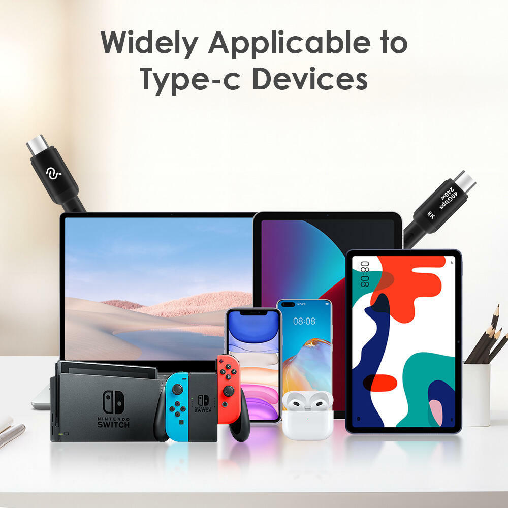 USB4 Gen3 Type-C Cable – 240W Fast Charge – PrimeCables