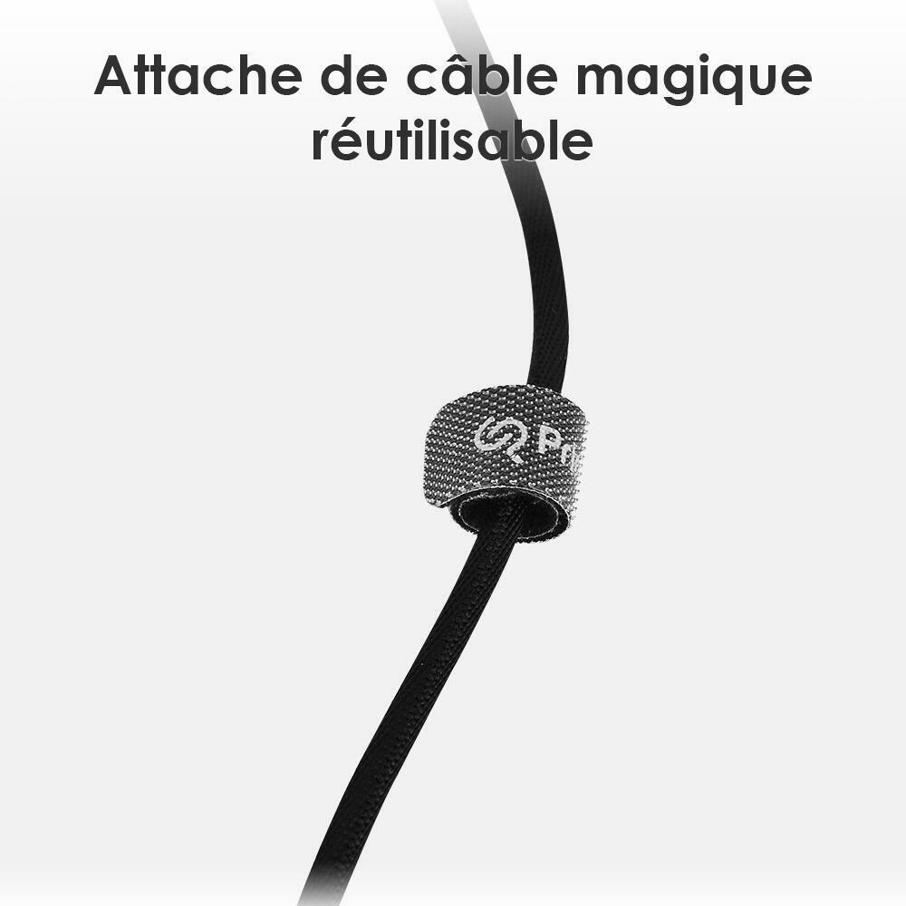 Câble de recharge Micro USB 2.0 tressé en nylon avec boîtier en ...