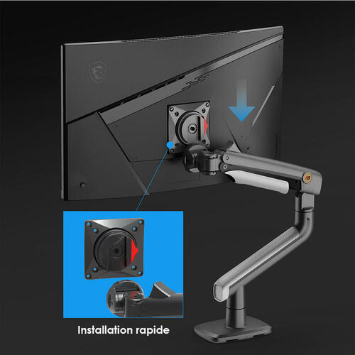 Support de bureau robuste pour moniteur de jeu unique, compatible avec ...