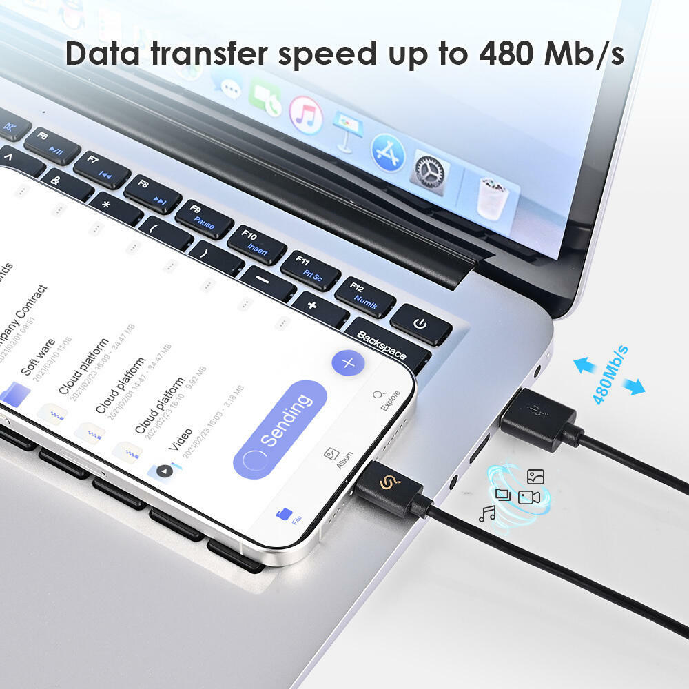 USB-A 2.0 to USB-C Charging & Data Cable, 1M - PrimeCables®