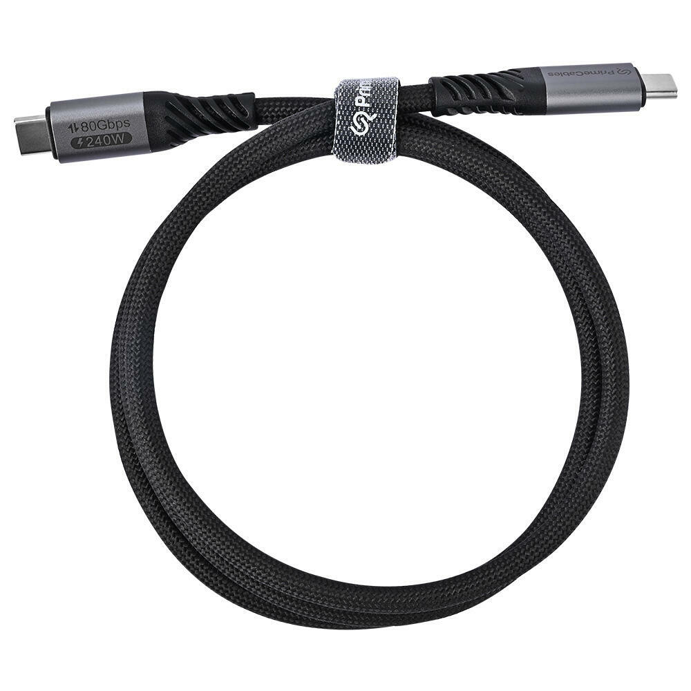 3ft USB4 Type-C to C Cable – 80Gbps Speed – PrimeCables