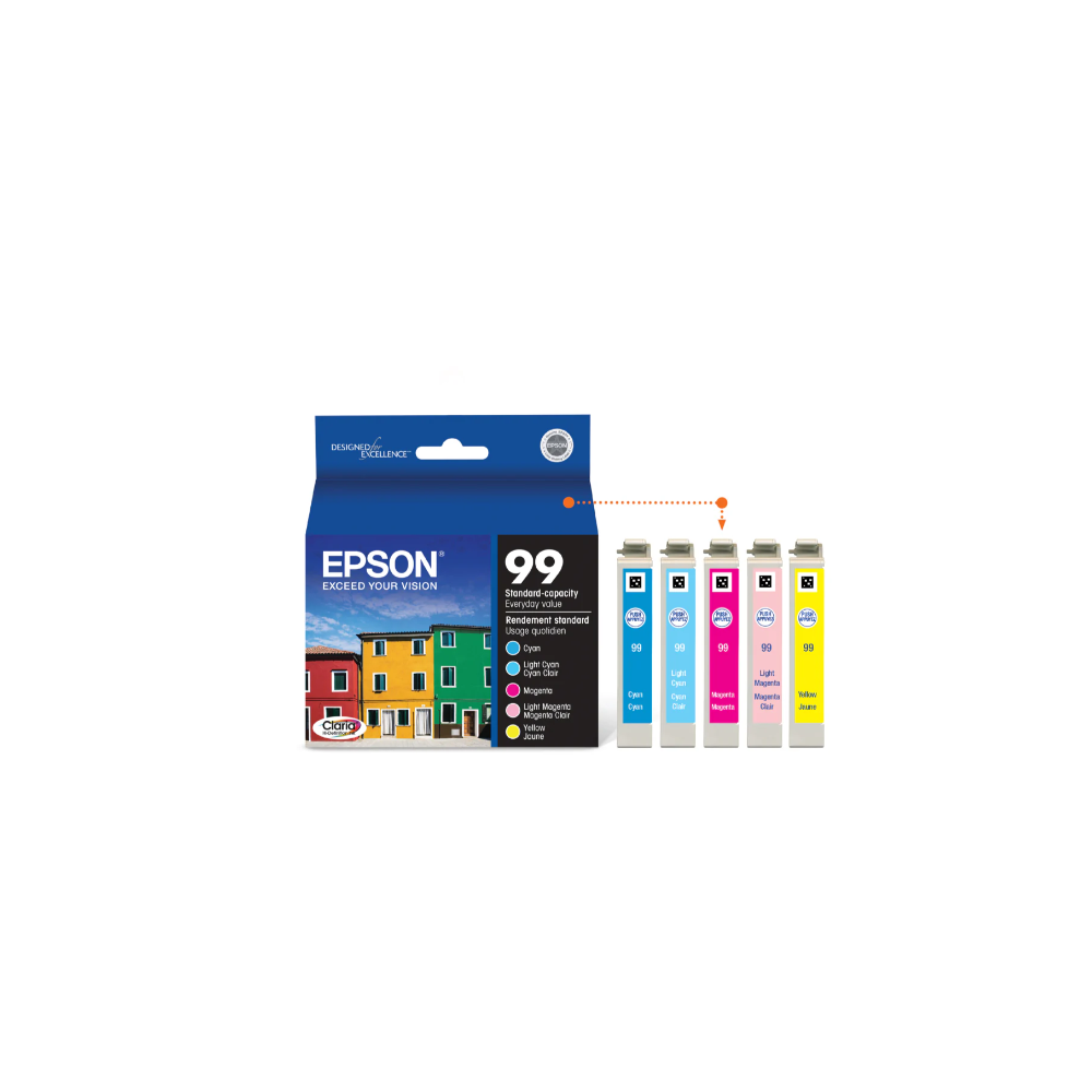 Epson 99 Colour Ink Cartridges (T099920), Combo Pack