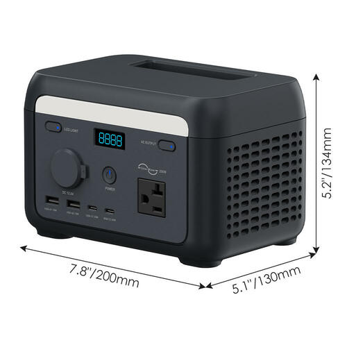 200W Portable Power Station, 102.4Wh Backup Battery - PrimeCables®