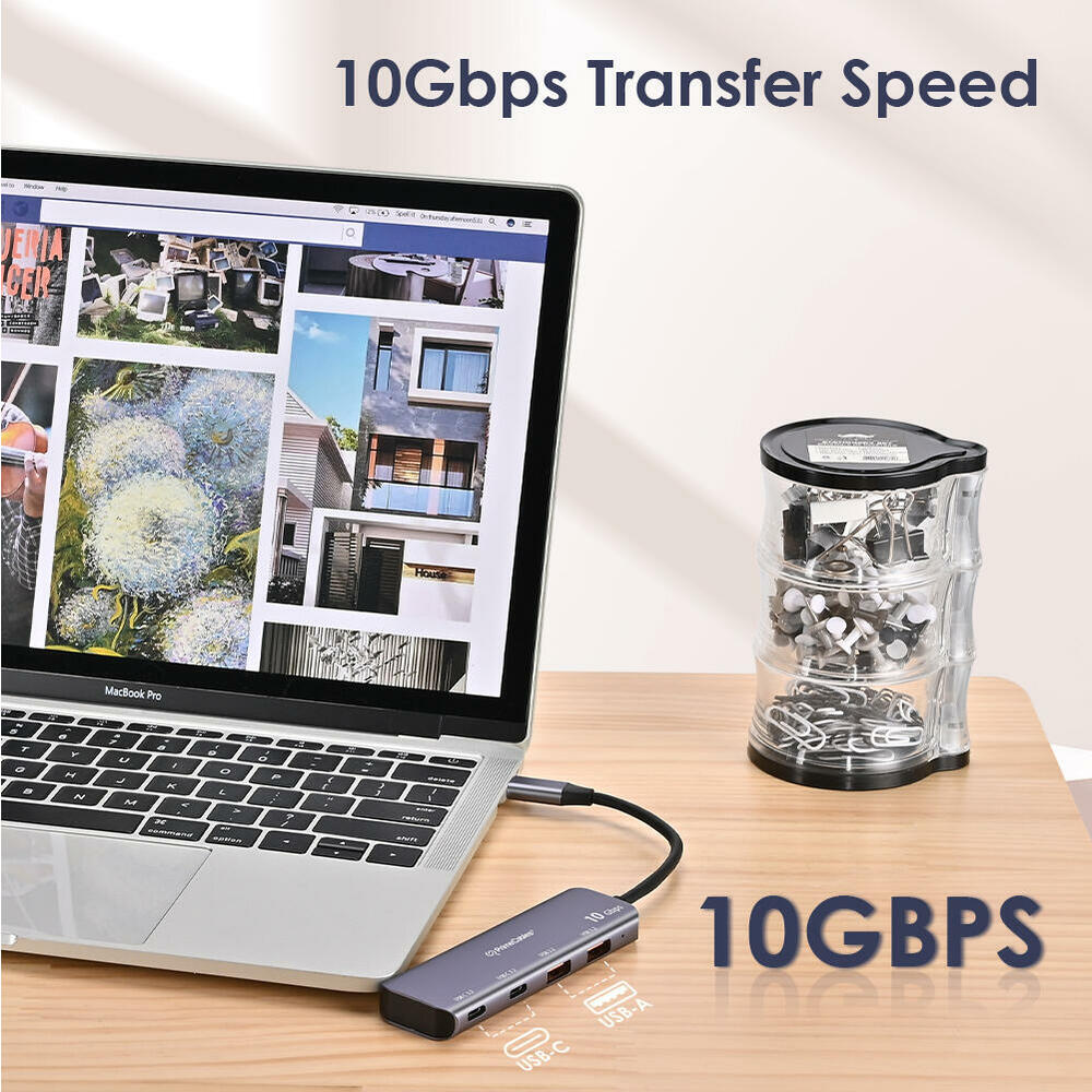 10 Gbps USB-C Hub USB-C Splitter with 2*USB-C 3.1 and 2*USB-A 3.1 Port ...