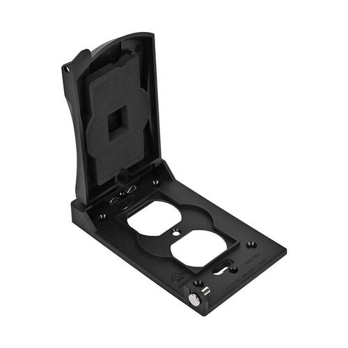 Heavy Duty Single Gang Outdoor Outlet Cover Weatherproof Enclosure, cUL ...