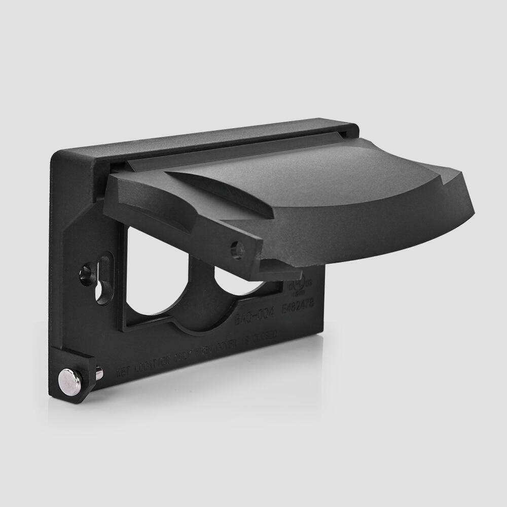 Heavy Duty Single Gang Outdoor Outlet Cover Weatherproof Enclosure, cUL ...