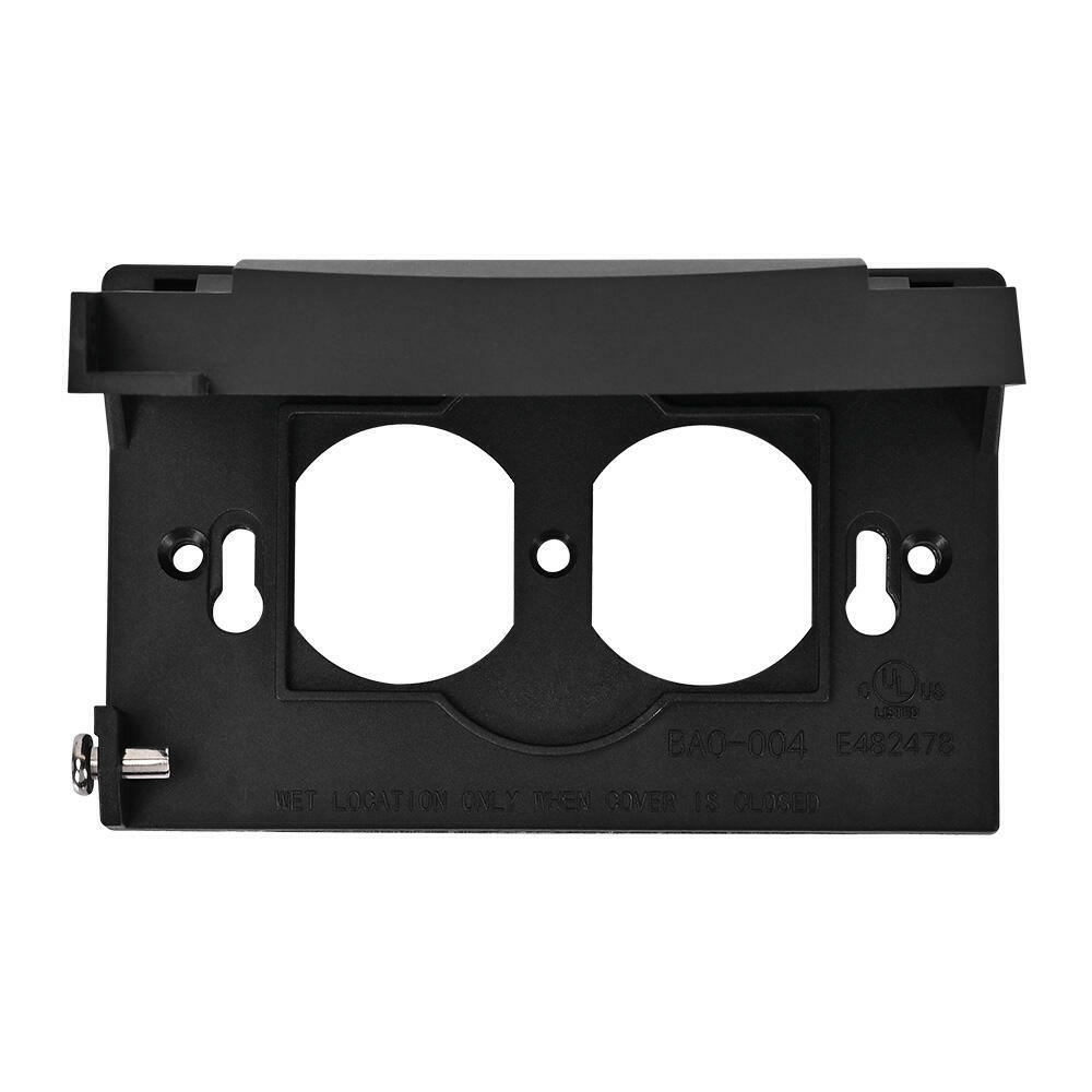 Heavy Duty Single Gang Outdoor Outlet Cover Weatherproof Enclosure, cUL ...